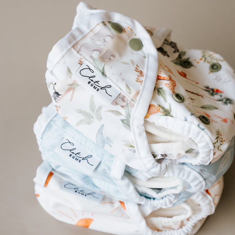 Waterproof Cot & Bassinet Sheets by Cloth Bums